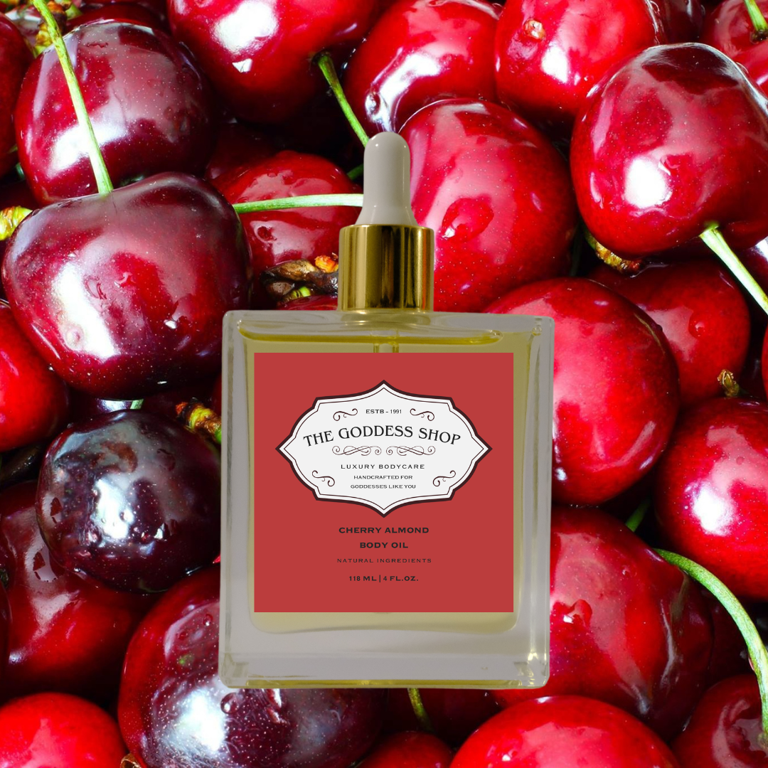 Cherry Almond Body Oil | The Goddess Shop Co